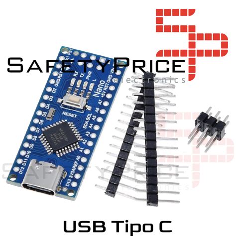 Nano V3 0 Atmega328p Ch340g 16mhz Sin Soldar 100 Compatible Arduino Tipo C Safetyprice