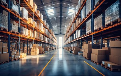 Premium Ai Image Streamlined Supply Chain Hub