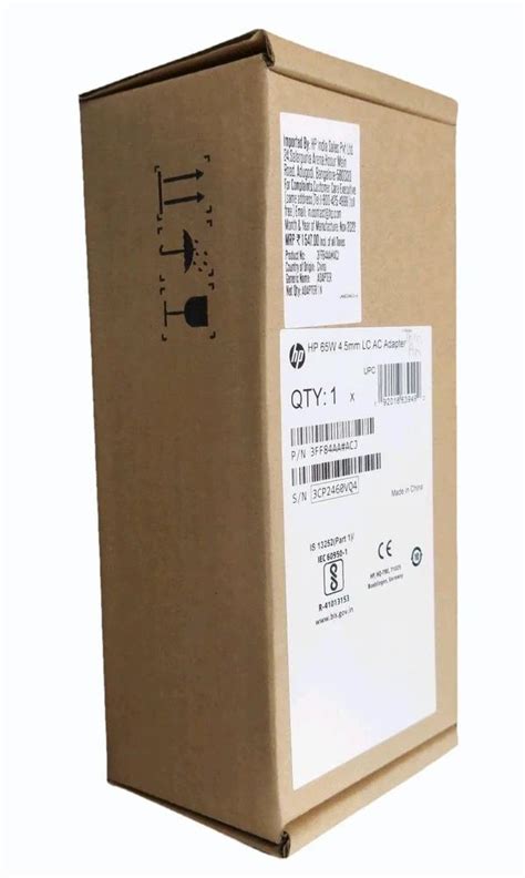 HP 65W 4 5mm Non EM AC Adapter Input Voltage 230 V At Rs 700 Pieces In Gurugram