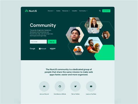 Nuxtjs Ui Design 4 Web Design Landing Page Inspiration Website
