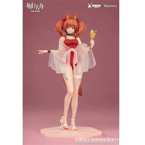 Arknights Shining Light And Angelina Summer Swimsuit Anime Girl Figure