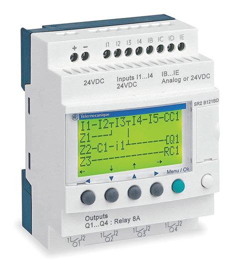 Schneider Zelio Smart Relay 24vdc 8 In 4 Out