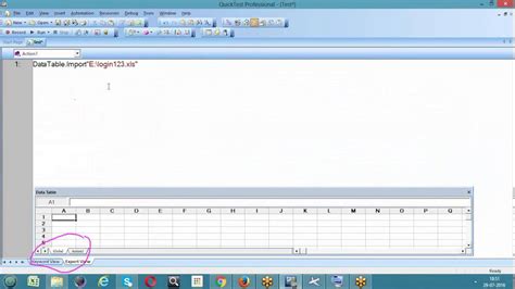 DATA TABLE METHDS IN QTP WORKING WITH EXCEL SHEET IN QTP YouTube