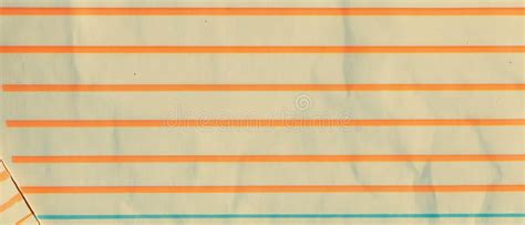 Cheerful Yellow Lined Paper With Orange Accents And A Bright Central Design For Creative Notes
