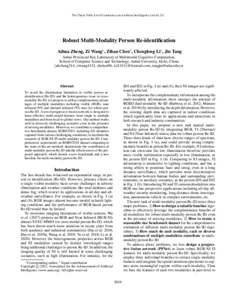 pdf robust multi modality person re identification
