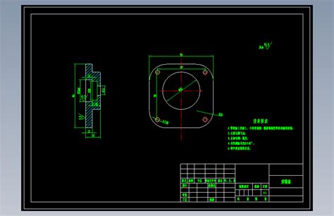 2XZ 4旋片式真空泵设计图纸 AutoCAD 2007 模型图纸下载 懒石网