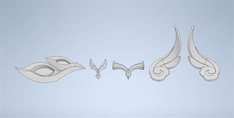 🎭 Genshin Impact Xianyun Clothing Accessories・ Stl File For 3d Printing・cults