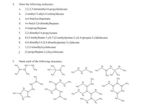 Solved 2 Draw The Following Molecules A