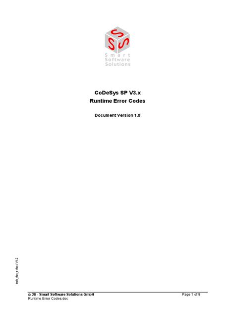 Runtime Error Codes Pdf Gateway Telecommunications C Programming Language