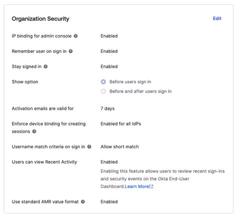 Apply Ip Session Binding To All Okta Admin Sessions Iamse