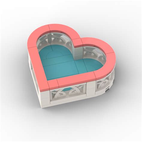 Lego Moc Simple Heart Basket Large By Chuancong Rebrickable Build