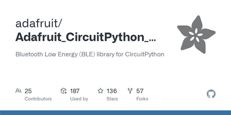 Github Adafruitadafruitcircuitpythonble Bluetooth Low Energy Ble