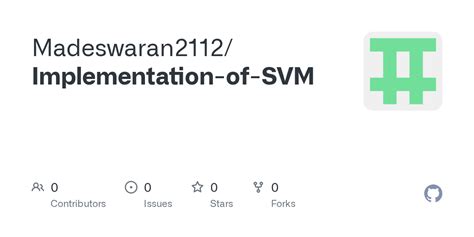 Github Madeswaran2112implementation Of Svm