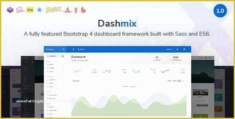 Bootstrap 4 Dashboard Template Free Of Dashmix Bootstrap 4 Admin Dashboard Template