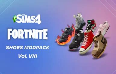 Fortnite Shoes Modpack Volviii At The Sims 4 Nexus Mods And Community