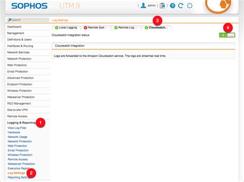 Aws Sophos Utm 9 How To Properly Send Logs To Siem Management Networking Logging And