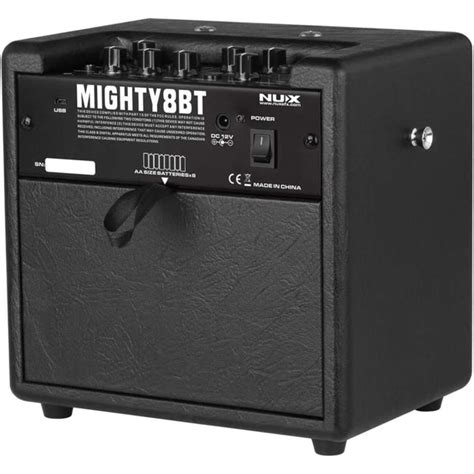 Nux Mighty 8bt Portable Electric Guitar Amplifier With Bluetooth Bundl Kellards