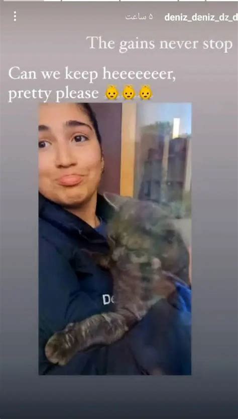 عکس جدید دنیز دایی با حیوان خانگی بانمکش سرگرمی دختر علی دایی در لندن