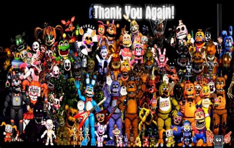 Create A FNAF ALL CHARACTERS 1 2 3 4 5 6 SB By Difficulty Enjoy Tier List TierMaker