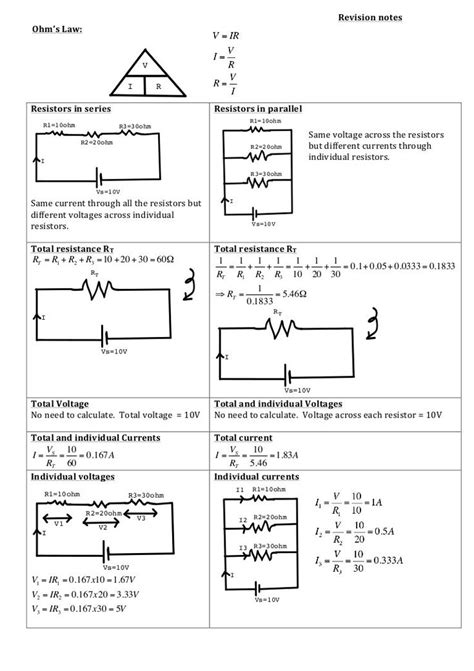 Combination Circuits Worksheet Physics Classroom The Physics Classroom