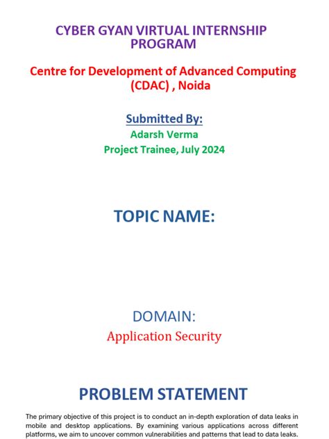 Data Leaks Cybergyan Ppt Pdf Computer Security Security