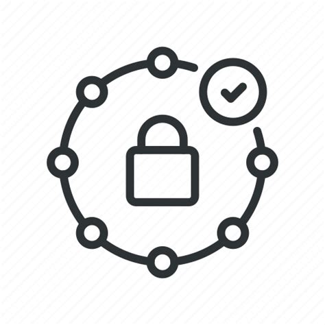 Multistage Security Verification Check Approved Connection Icon