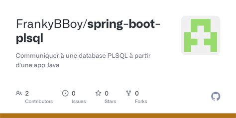 spring boot plsql src main resources application properties at master