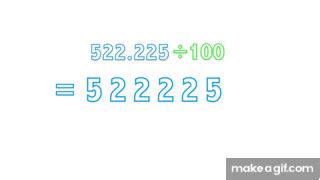 Decimals Moving The Decimal Point On Make A GIF