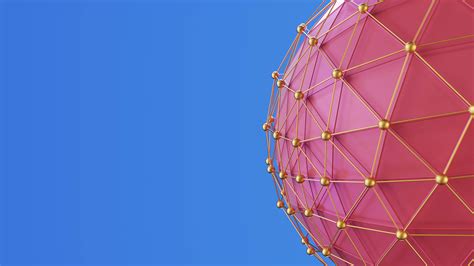 Abstract Geometric Sphere Rotation Clean Colorful Background 39672273