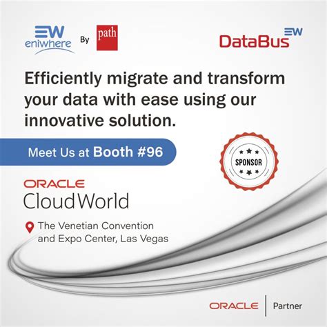 Path Infotech Ltd On Linkedin Pathinfotech Oraclecloudworld Oracle Event Ai