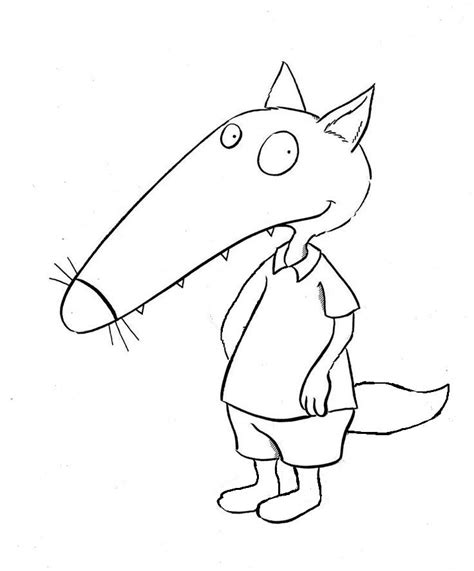 Coloriage Loup Et Petit Loup