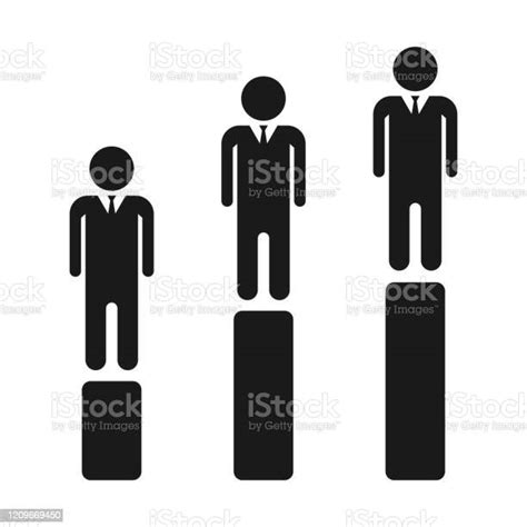 수상자 비즈니스 사람들은 수상 받침대에 벡터 실루엣 1 2 3 위 의 간단한 플랫 아이콘 개념에 대한 스톡 벡터 아트 및 기타 이미지 Istock