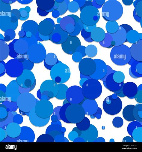 Repeating Abstract Dot Pattern Background Vector Illustration From Circles In Blue Tones With