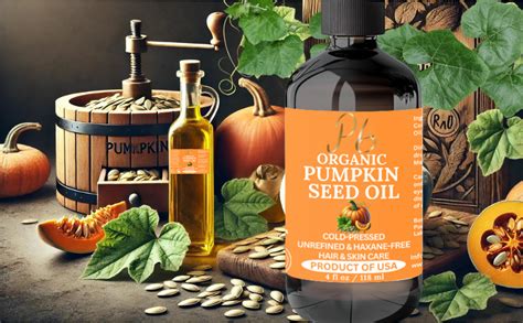 Organic Pumpkin Seed Oil Cold Pressed 100 Pure Pumpkin