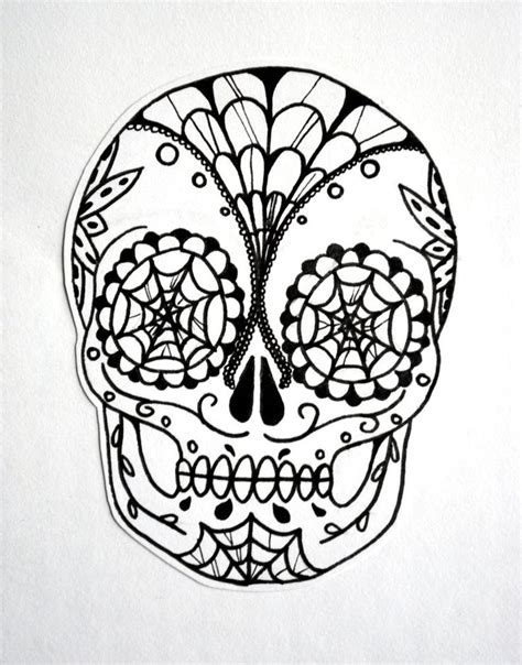 Skeleton Head Drawing At GetDrawings Free Download