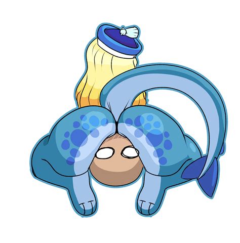 Rule 34 Absurd Res Anon Anthro Ass Big Butt Blonde Hair Blue Body