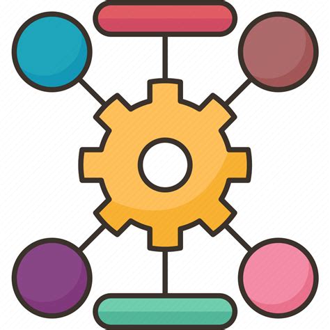 Framework Network Data Integration Structure Icon Download On