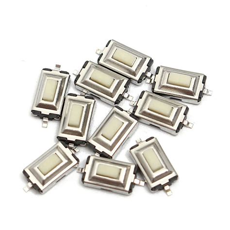 50pcs Lot Tact Tactile Push Button Micro Switch SMD Momentary SMT 2 Pin 3 6 2 5MM 3x6x2 5MM In
