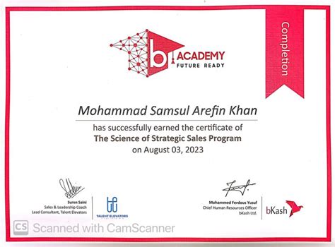 Mohammad Samsul Arefin Khan On Linkedin Completed The Day Long Training On “the Science Of