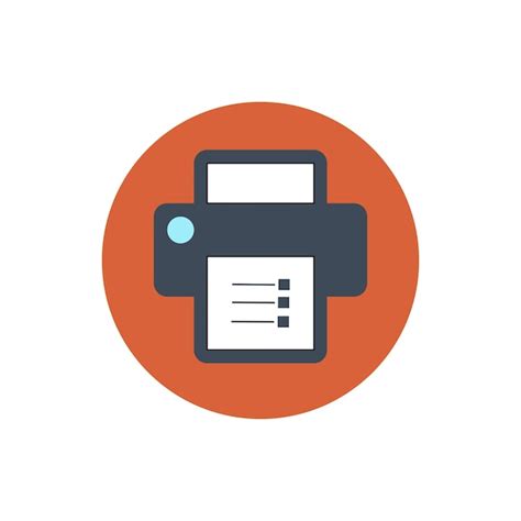 Premium Vector Printer Icon Vector Design Template Print Paper Or