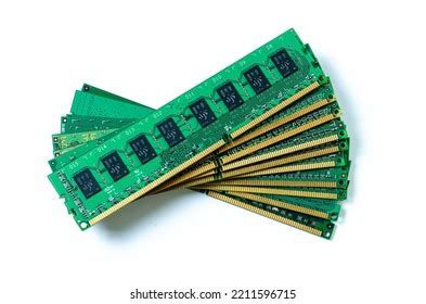 Computer Memory Card Close Memory Socket Stock Photo 2211596715