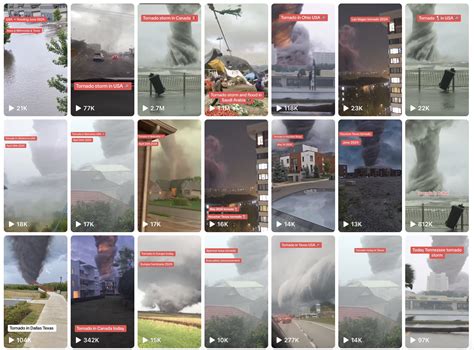 Fact Check Tornado Videos Do Not Show Extreme Weather In Canada
