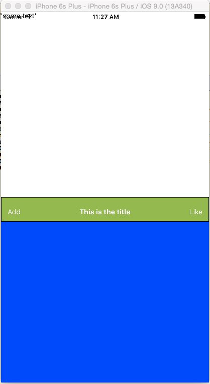 Why Does React Native Display A Scene Above A Navigator Navbar