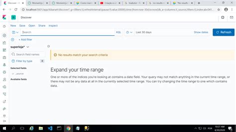 Error Discover Kibana Discuss The Elastic Stack