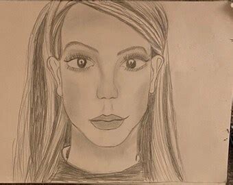 Britney Spears Drawing Etsy Uk