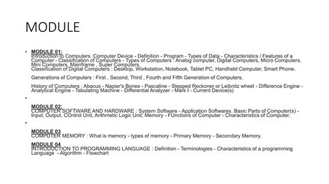Introduction To Computer Fundamentalspptx Computing Technology