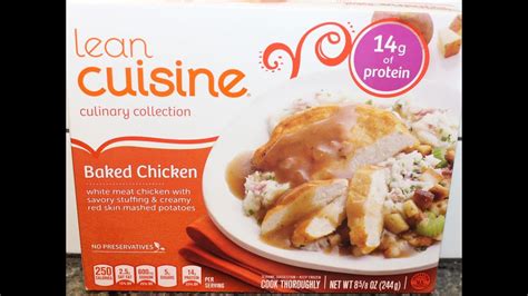 Lean Cuisine Baked Chicken Review Youtube