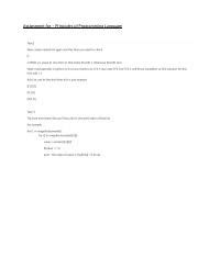 Assignment For Coursehero Docx Assignment For Principles Of Programming Language Course Hero