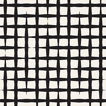 Stylish Chaotic Vector Texture Seamless Geometric Lattice Pattern On Irregular Grid Background