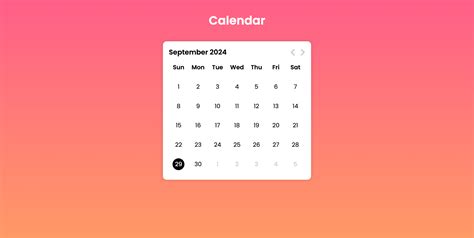 Github Refinedguides Calendar Build A Simple Calendar Using Javascript